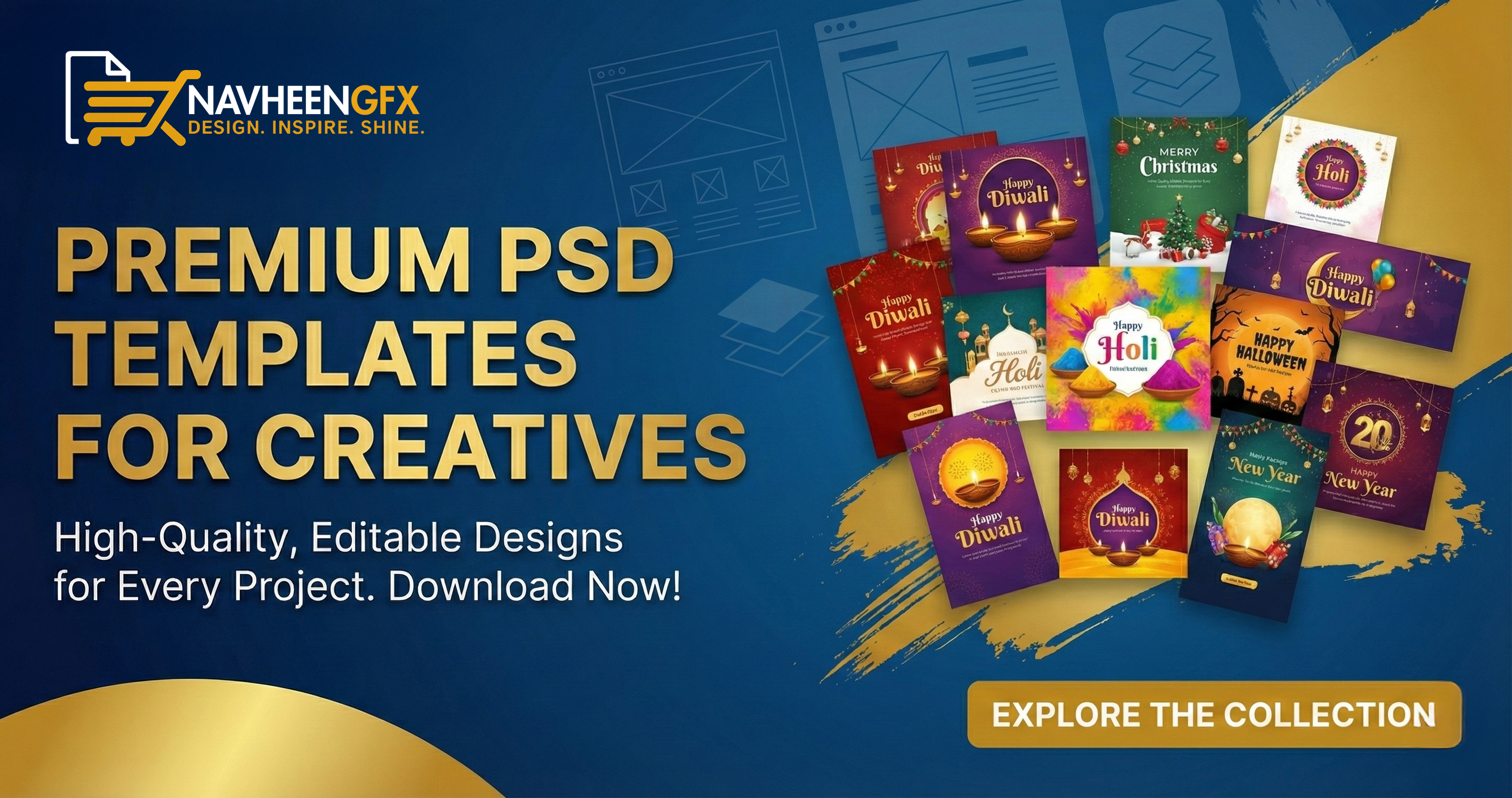 Premium PSD Templates & Graphic Design Assets | NAVHEEN GFX